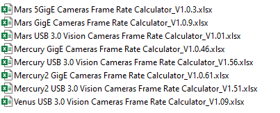 How to use the frame rate calculator for industrial cameras