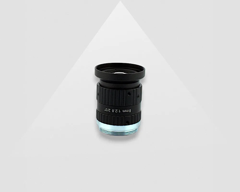 C-mount lens | 10MP | 8MM | F2.8| 2/3 INCH | NON DISTORTION