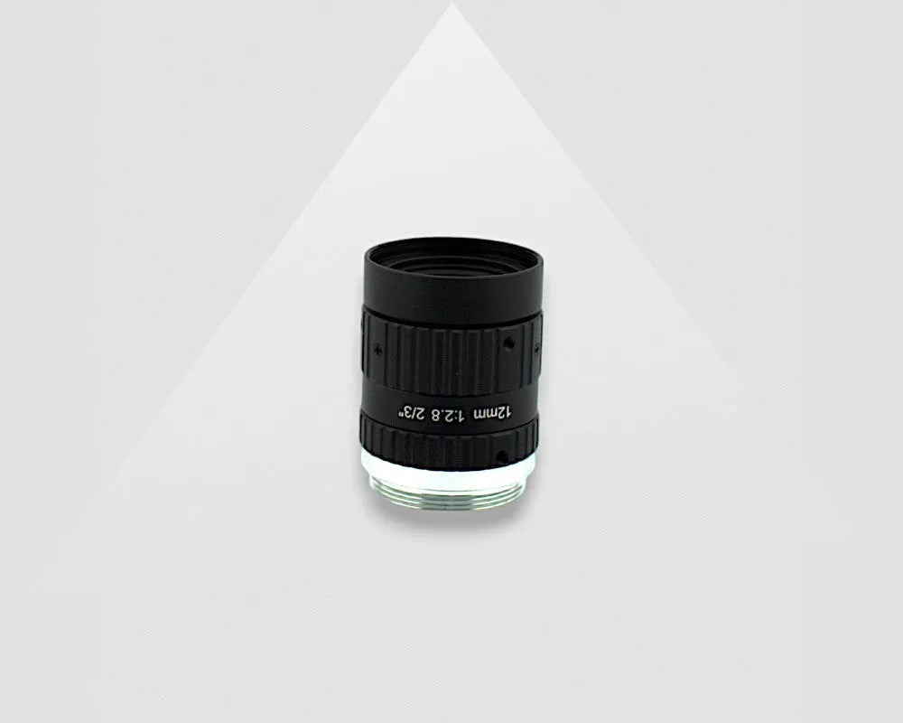 C-mount lens | 10MP | 12MM | F2.8| 2/3 INCH | NON DISTORTION