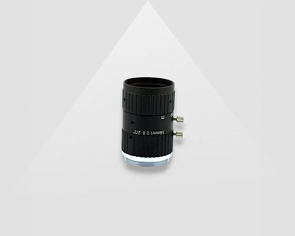 C-mount lens | 10MP | 16MM | F2.8| 2/3 INCH | NON DISTORTION