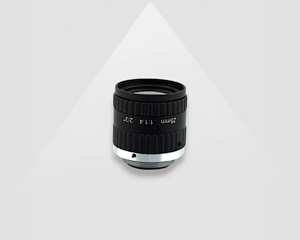 C-mount lens | 5MP | 25MM | F1.4| 2/3 INCH | NON DISTORTION