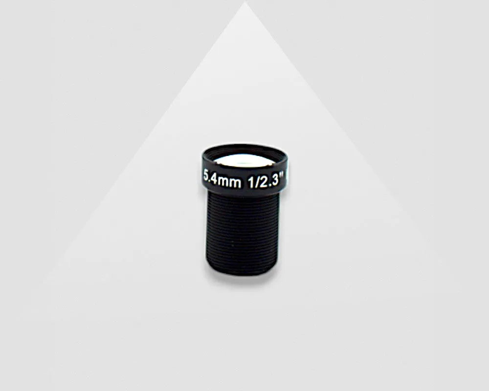 M12 lens | 10MP | 5.4MM | F2.5| 1/2.3 INCH | NON DISTORTION